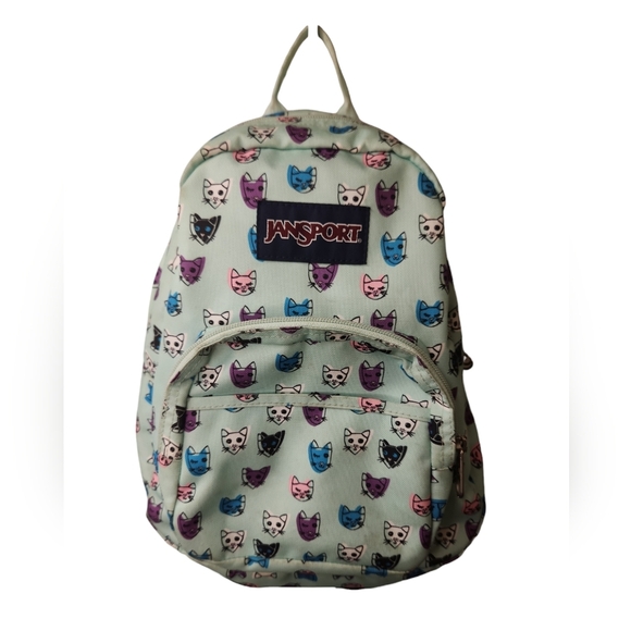 JanSport FX | Bags | Jansport Half Pint Fx Green Blue Pink Colorful ...